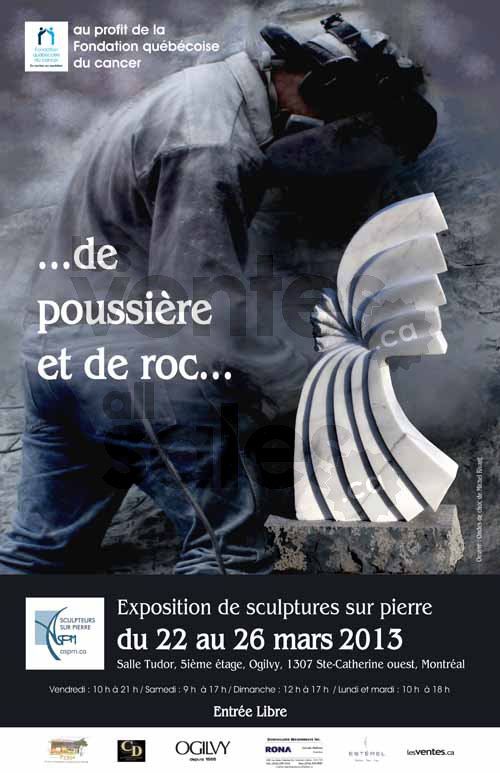 Expo-vente sculptures sur pierre | lesventes.ca