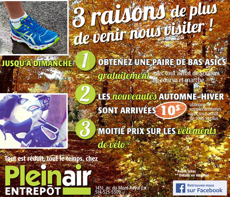 Rabais vêtements sports et plein air | lesventes.ca