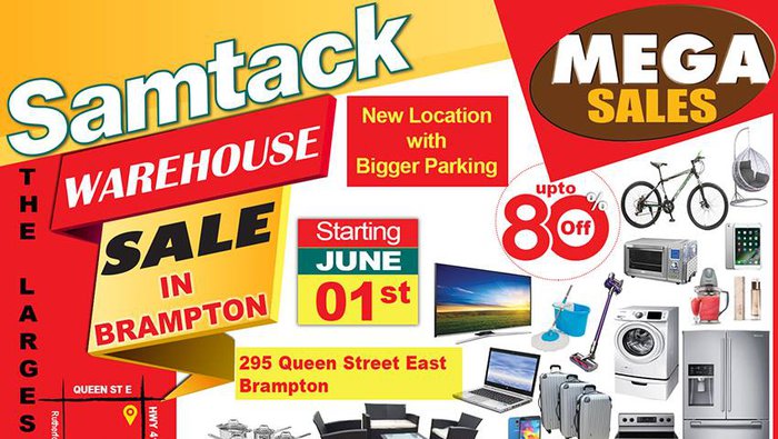 Ontario: Samtak Warehouse Sale | allsales.ca