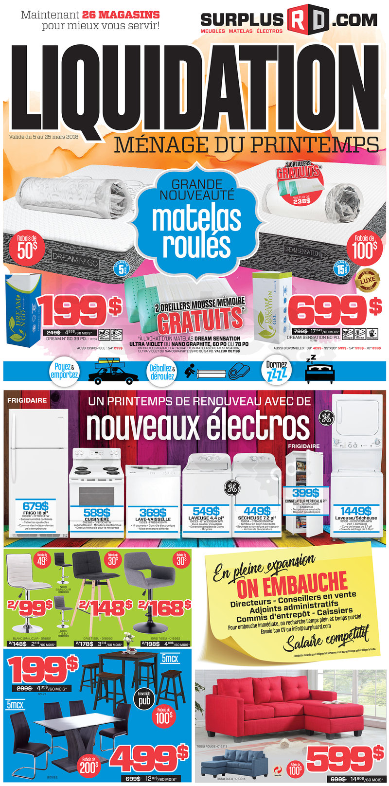 Ménage du printemps chez Surplus RD ! | lesventes.ca